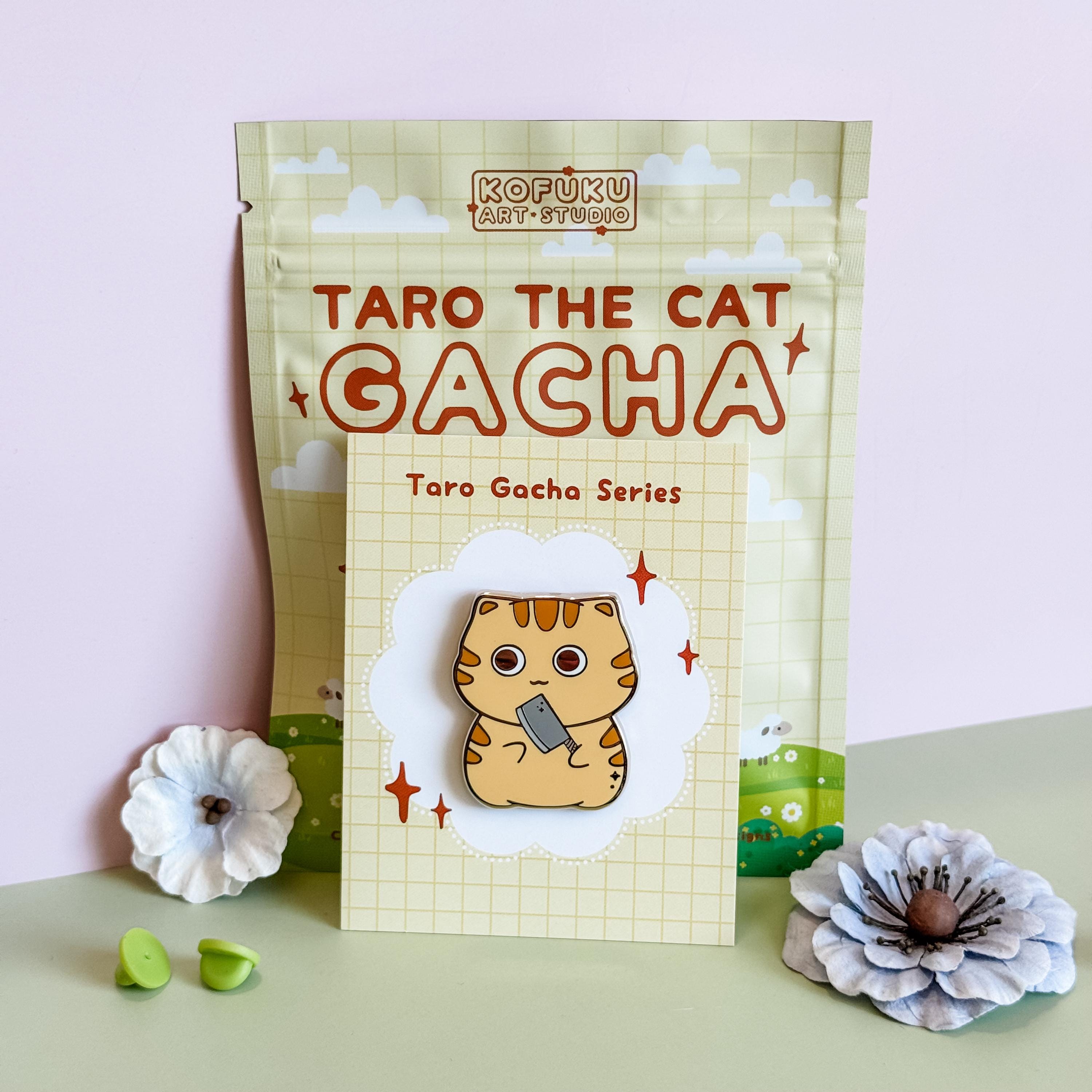 Taro the Cat Gacha Enamel Pin Blind Bags, Gacha Pins - Etsy