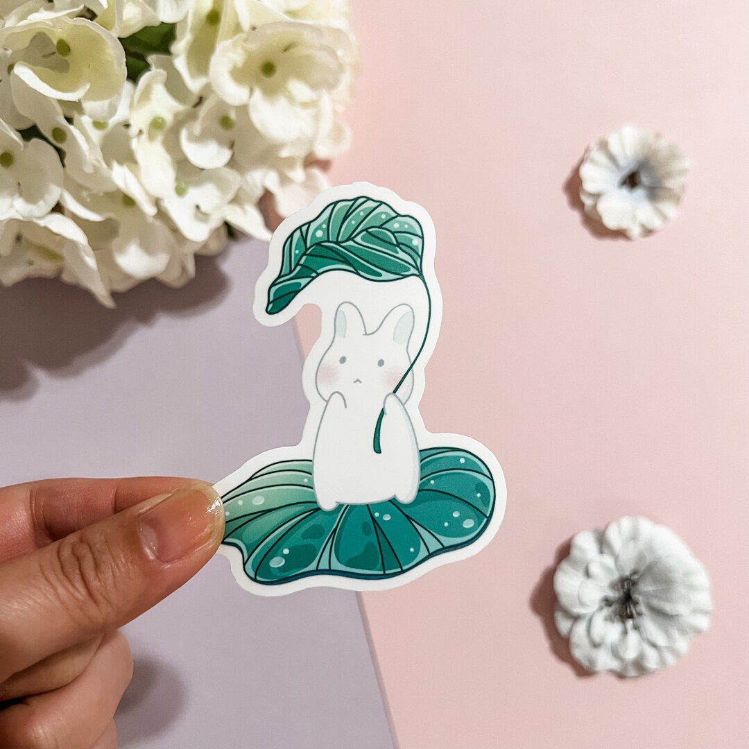 Cute Bunny Stickers, Cute Rabbit Stickers, Cute Animal Stickers, Laptop ...