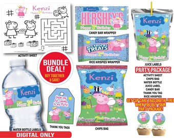 Peppa pig thank you | Etsy