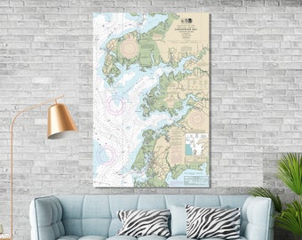 Tangier Sound Map - Etsy
