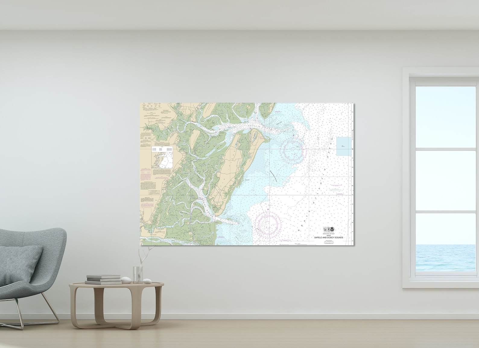 Darien, Pine Harbor, Doboy Sound, Sapelo Sound, Ridgeville, Valona ...