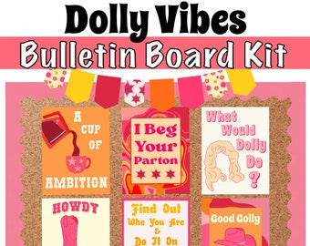 Dolly Parton Retro Groovy Vibes Classroom Decor Bundle, Easy and Unique ...