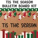 Christmas Bulletin Board Kit Tis the Season Christmas Stockings ...
