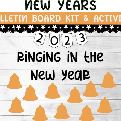 NEW YEARS Bulletin Board January Bulletin Board Classroom - Etsy