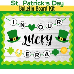 Swiftie St Patrick’s Day Bulletin Board Kit | Lucky Charms Bulletin ...