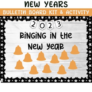 New Year Bulletin Board Kit | Back to School | Winter Bulletin Board ...