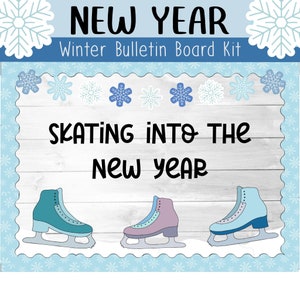 New Year Bulletin Board Kit | Back to School | Winter Bulletin Board ...