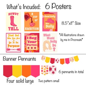 Dolly Parton Retro Groovy Vibes Posters Bulletin Board Kit Bundle, Easy ...