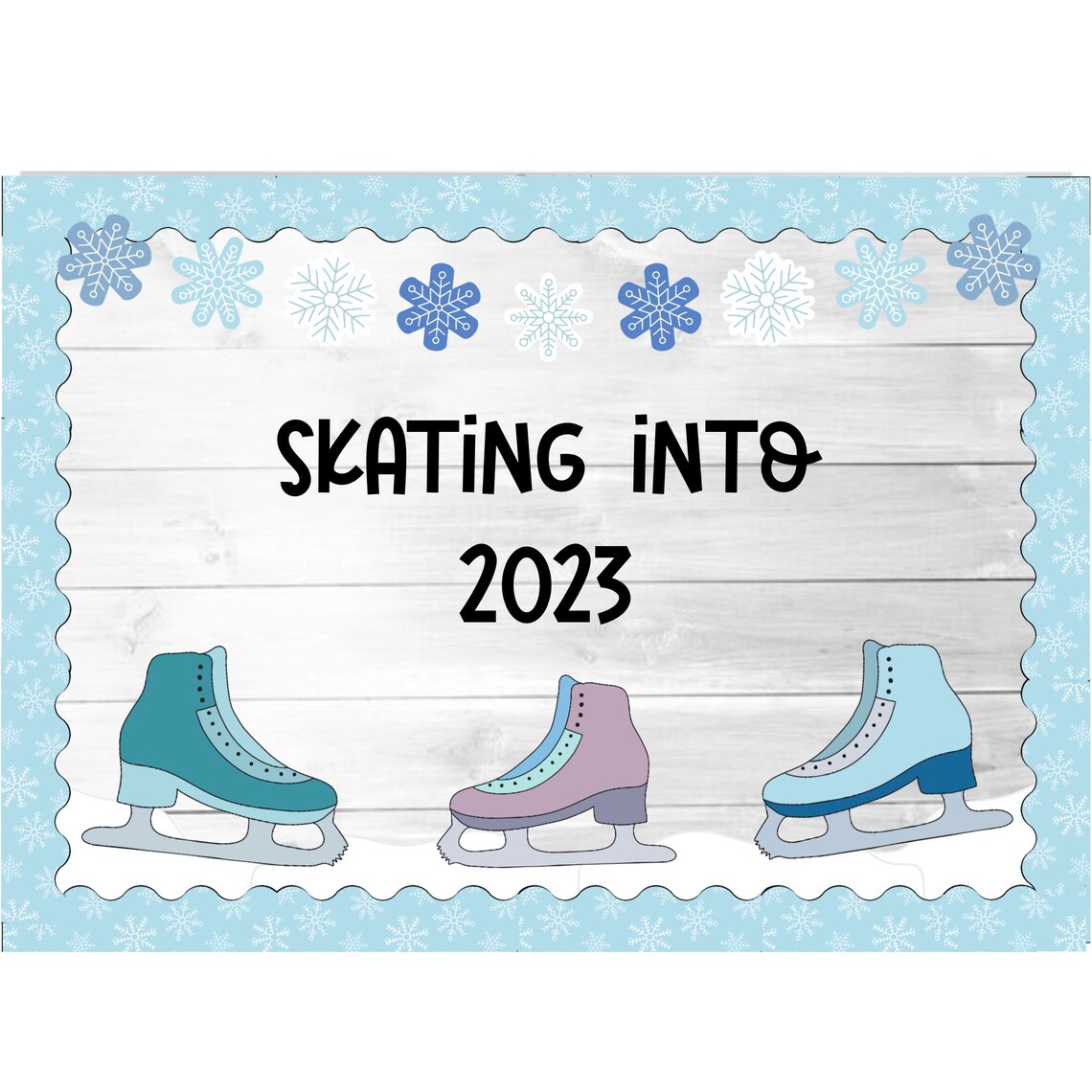 New Year Bulletin Board Kit | Back to School | Winter Bulletin Board ...