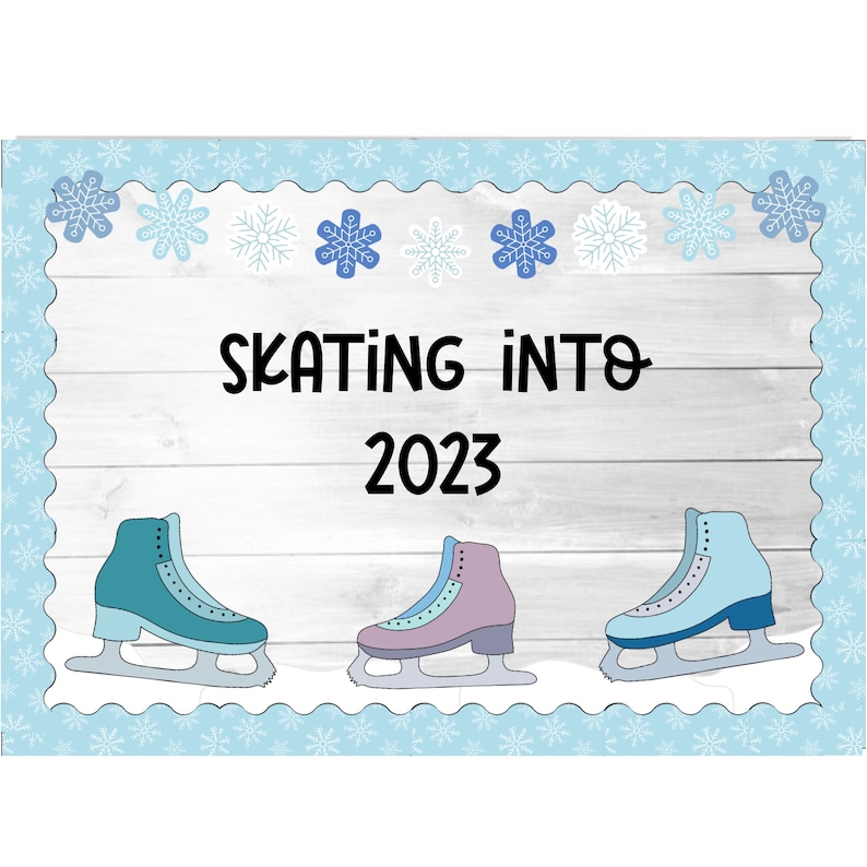 New Year Bulletin Board Kit | Back to School | Winter Bulletin Board ...