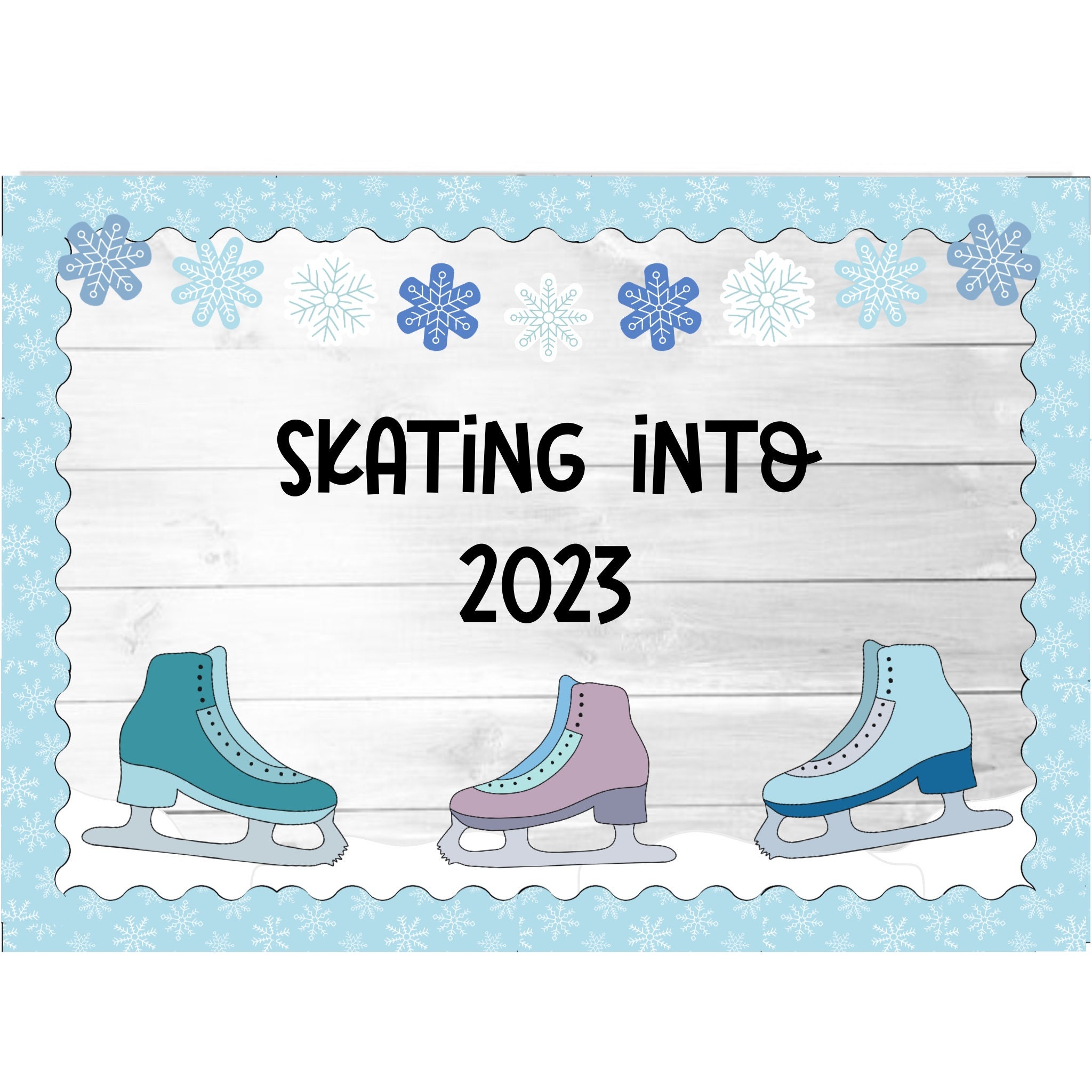 New Year Bulletin Board Kit | Back to School | Winter Bulletin Board ...