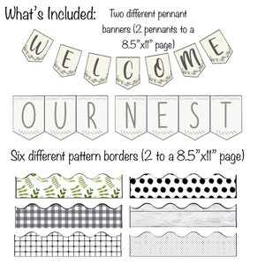 Modern Farmhouse Classroom Decor Bundle | Farmhouse Classroom | Easy ...