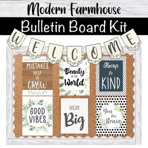 Modern Farmhouse Classroom Decor Bundle | Farmhouse Classroom | Easy ...