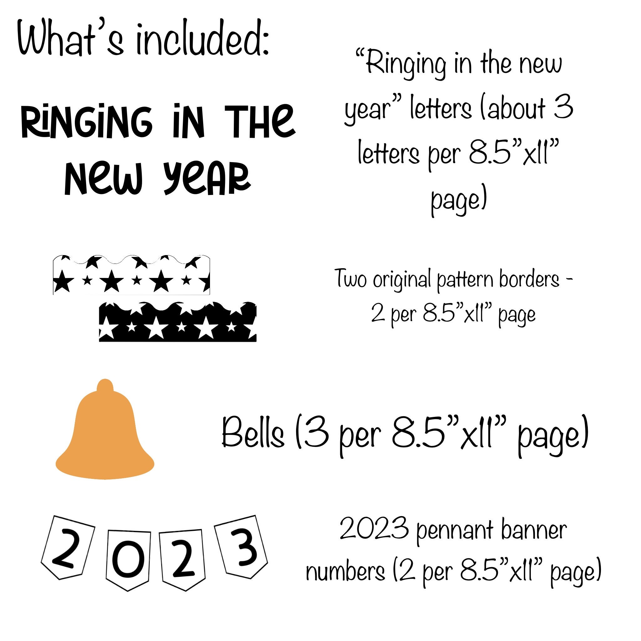 New Year Bulletin Board Kit | Back to School | Winter Bulletin Board ...