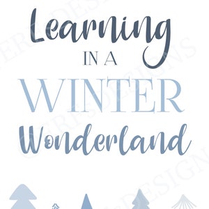 Winter Theme Classroom Decor Bundle Bulletin Board Kit| Farmhouse ...