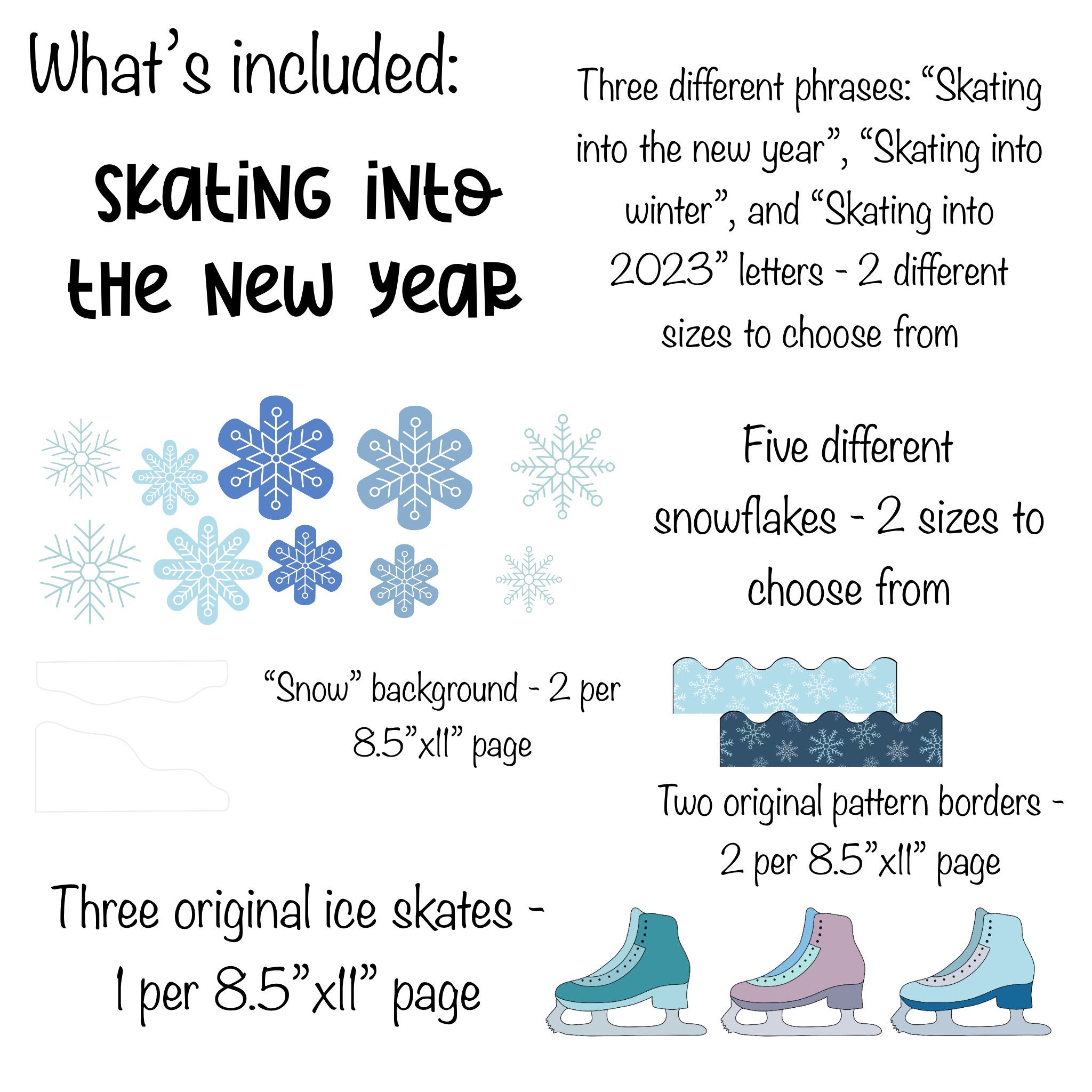 New Year Bulletin Board Kit | Back to School | Winter Bulletin Board ...