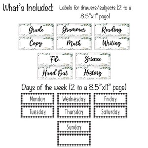 Modern Farmhouse Classroom Decor Bundle | Farmhouse Classroom | Easy ...