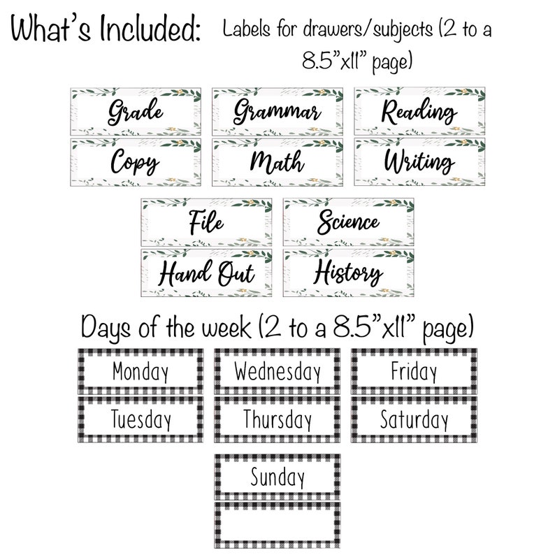 Modern Farmhouse Classroom Decor Bundle | Farmhouse Classroom | Easy ...