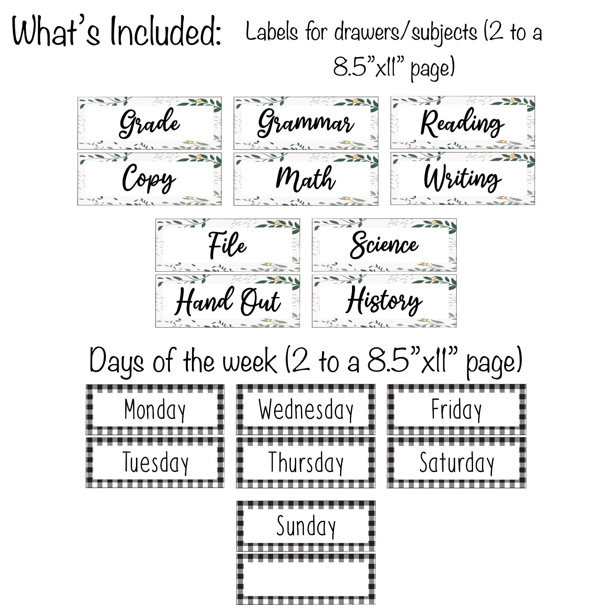 Modern Farmhouse Classroom Decor Bundle | Farmhouse Classroom | Easy ...