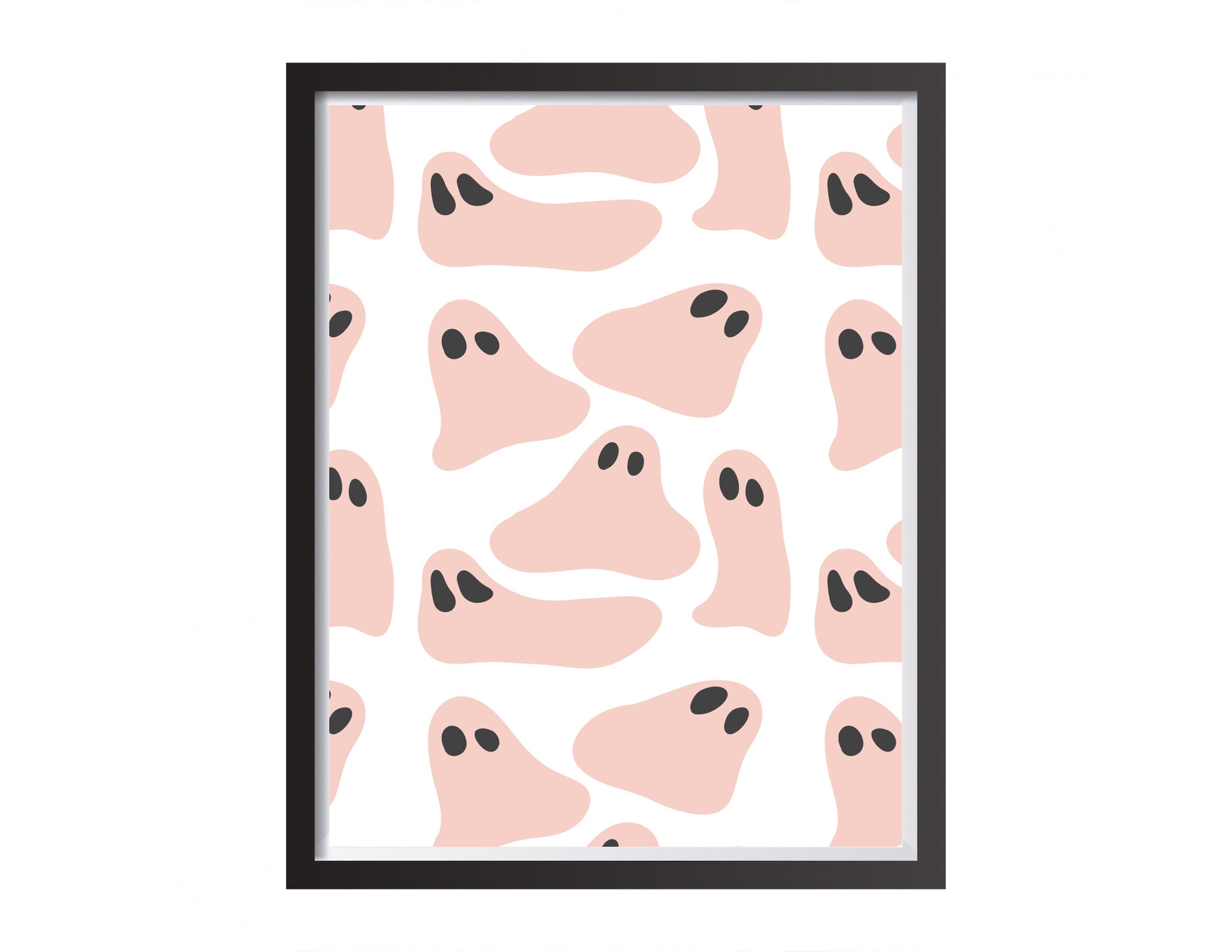 Boho Retro Halloween Decor Set of 6 Posters, Halloween Printables, Cute ...