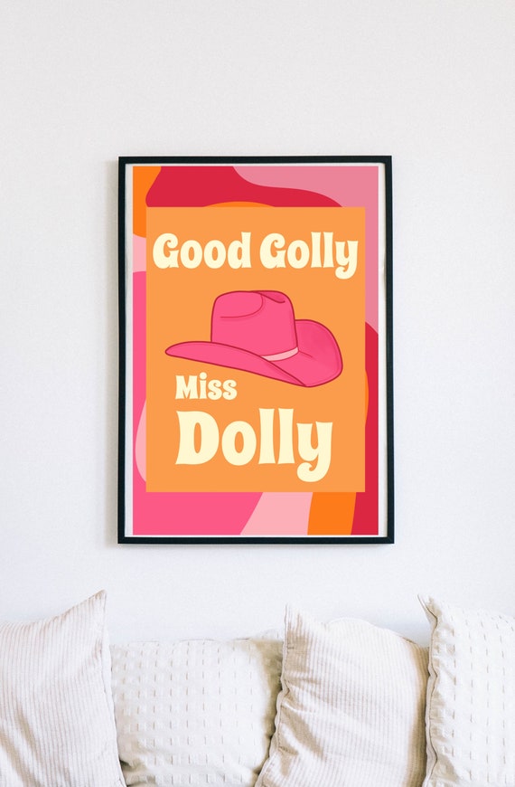 Dolly Parton Print Quote Wall Art Quotes Colorful Prints - Etsy