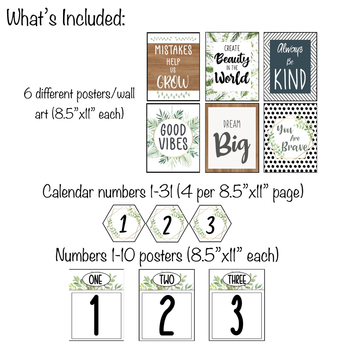 Modern Farmhouse Classroom Decor Bundle Farmhouse Classroom - Etsy