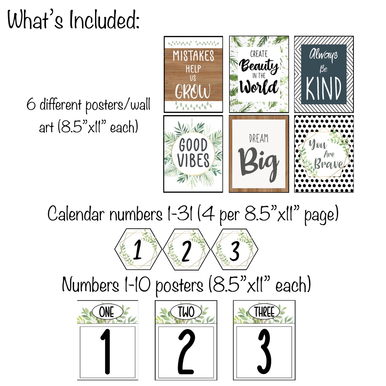 Modern Farmhouse Classroom Decor Bundle | Farmhouse Classroom | Easy ...