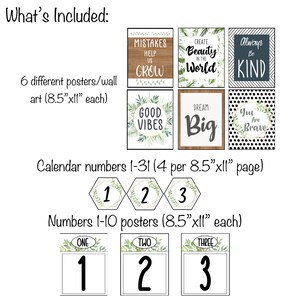 Modern Farmhouse Classroom Decor Bundle | Farmhouse Classroom | Easy ...