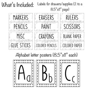 Modern Farmhouse Classroom Decor Bundle | Farmhouse Classroom | Easy ...