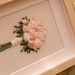 Hand Embroidery Frame Custom Wedding Bouquet Design - Etsy