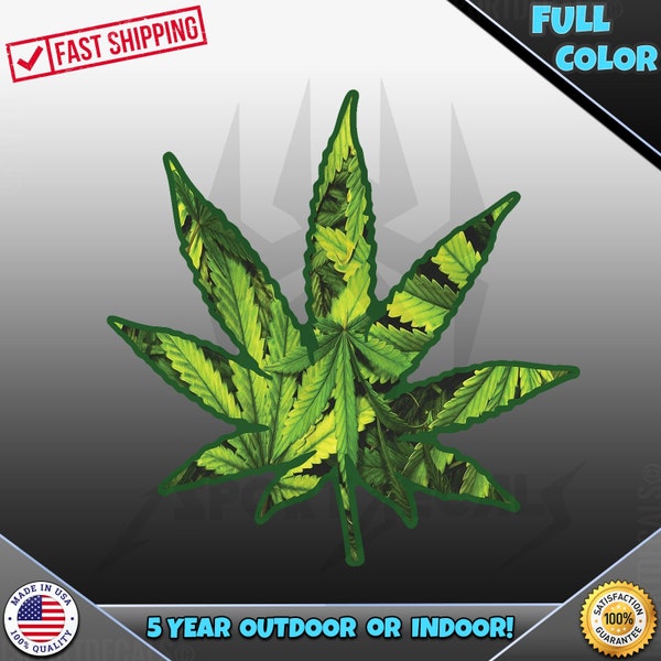 Marijuana Window Decal - Etsy