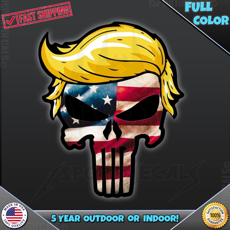 Trump Skull Svg - Etsy