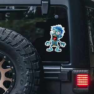Shocked Surprised Scared Skull Man Funny Car Vinyl Decal Sticker 287 - Etsy