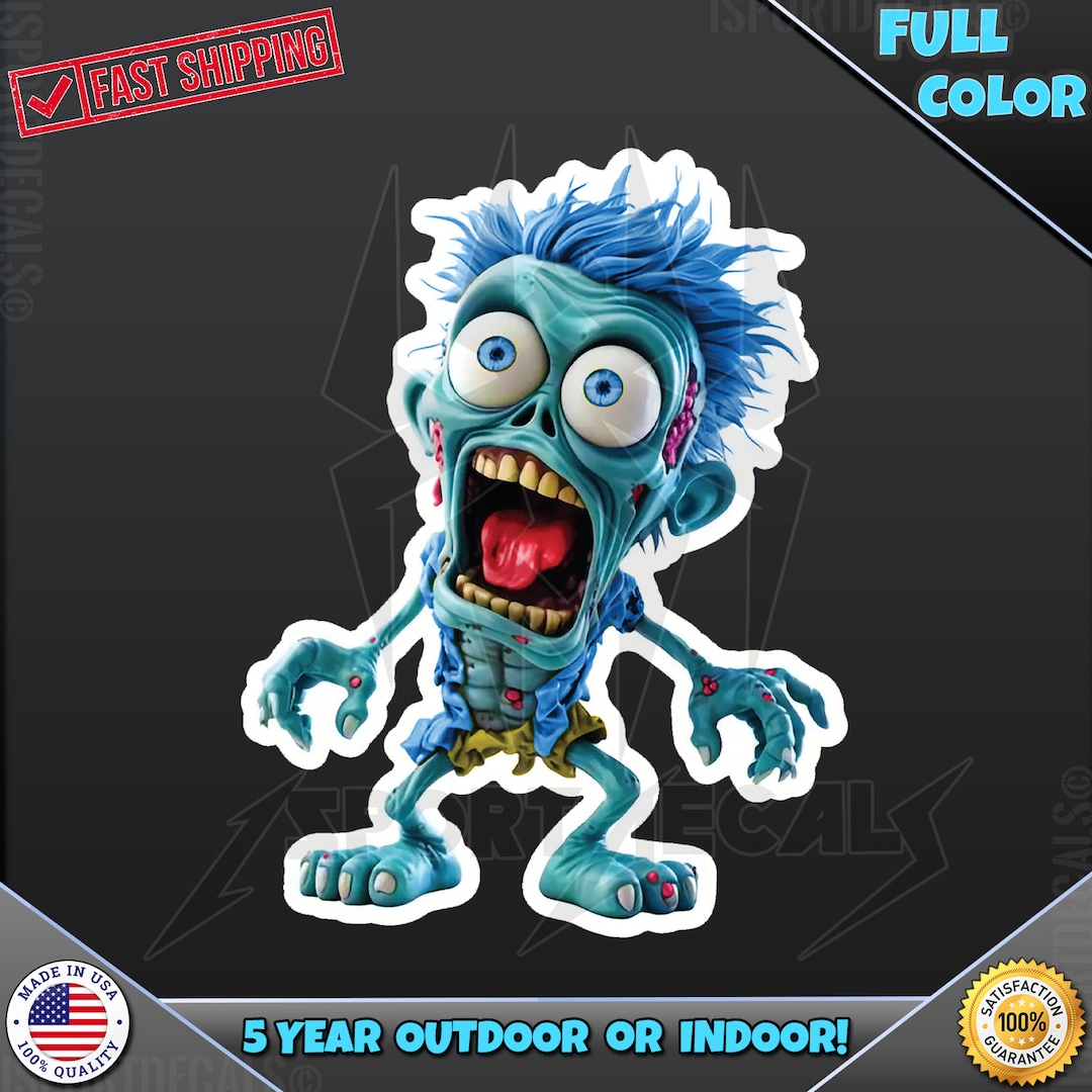 Shocked Surprised Scared Skull Man Funny Car Vinyl Decal Sticker 287 - Etsy