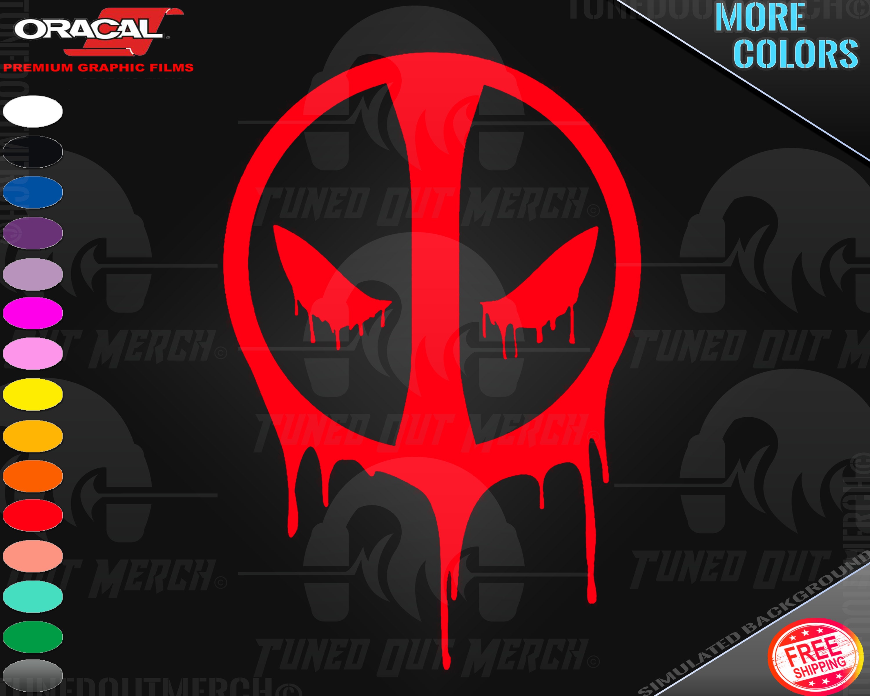 Deadpool inspired Dripping High Detail Professional 15 - Etsy