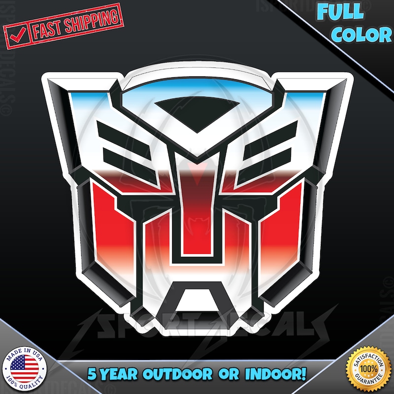 Autobot Car Decal - Etsy