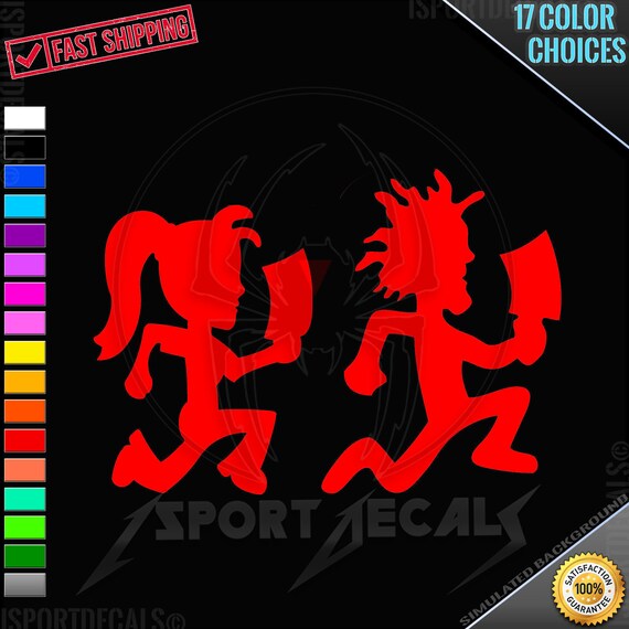 Stickers, Labels & Tags Bumper Stickers Hatchetman ICP Clown Juggalo ...