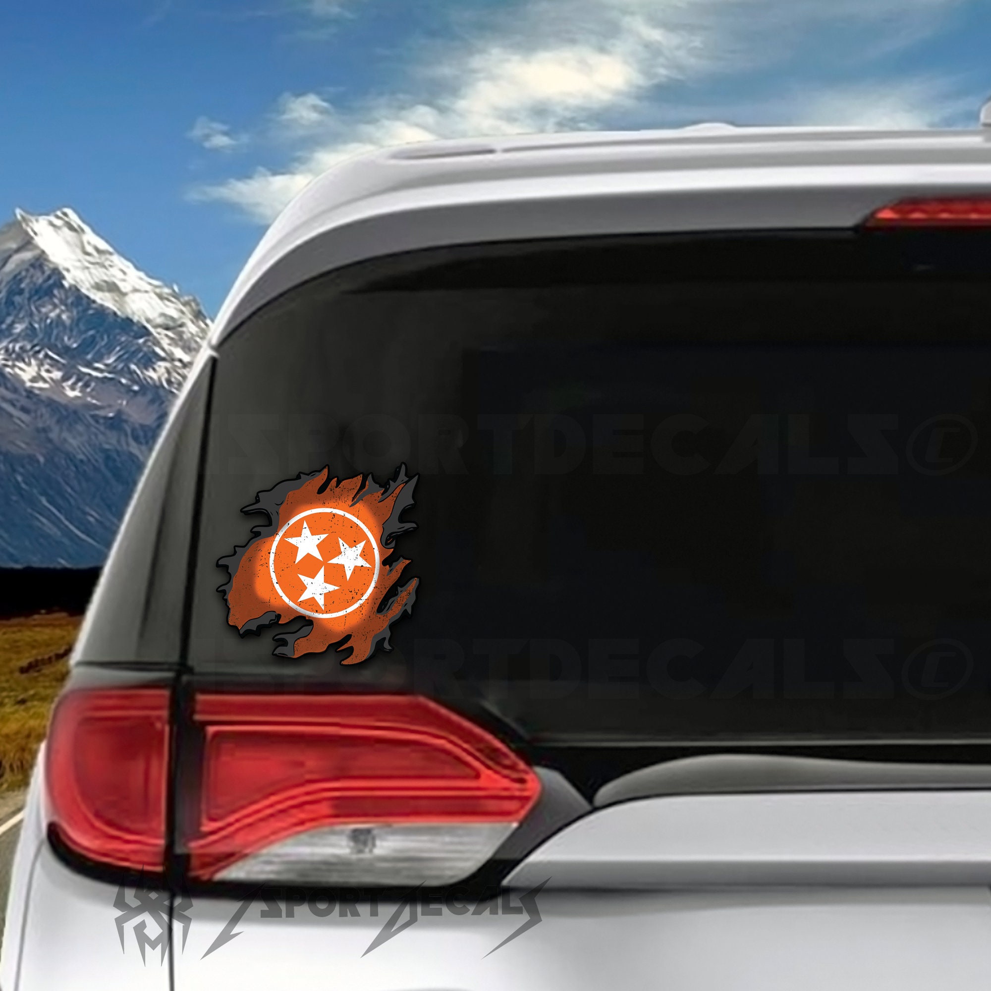 Tennessee Tristar Flag Vinyl Decal: Car, Truck, Wall Decor (5.5") - Etsy