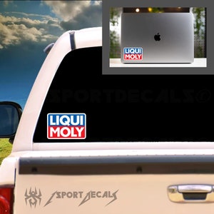 LIQUI MOLY Care Car Lubricant Logo 146 Laptop Car Truck Wall Window Car ...