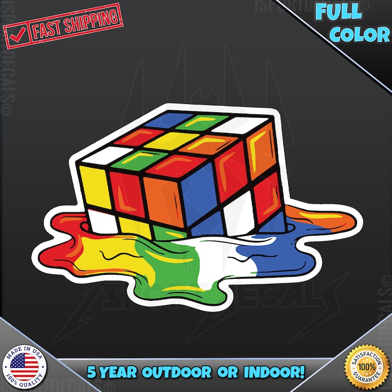 Rubiks Cube Stickers - Etsy