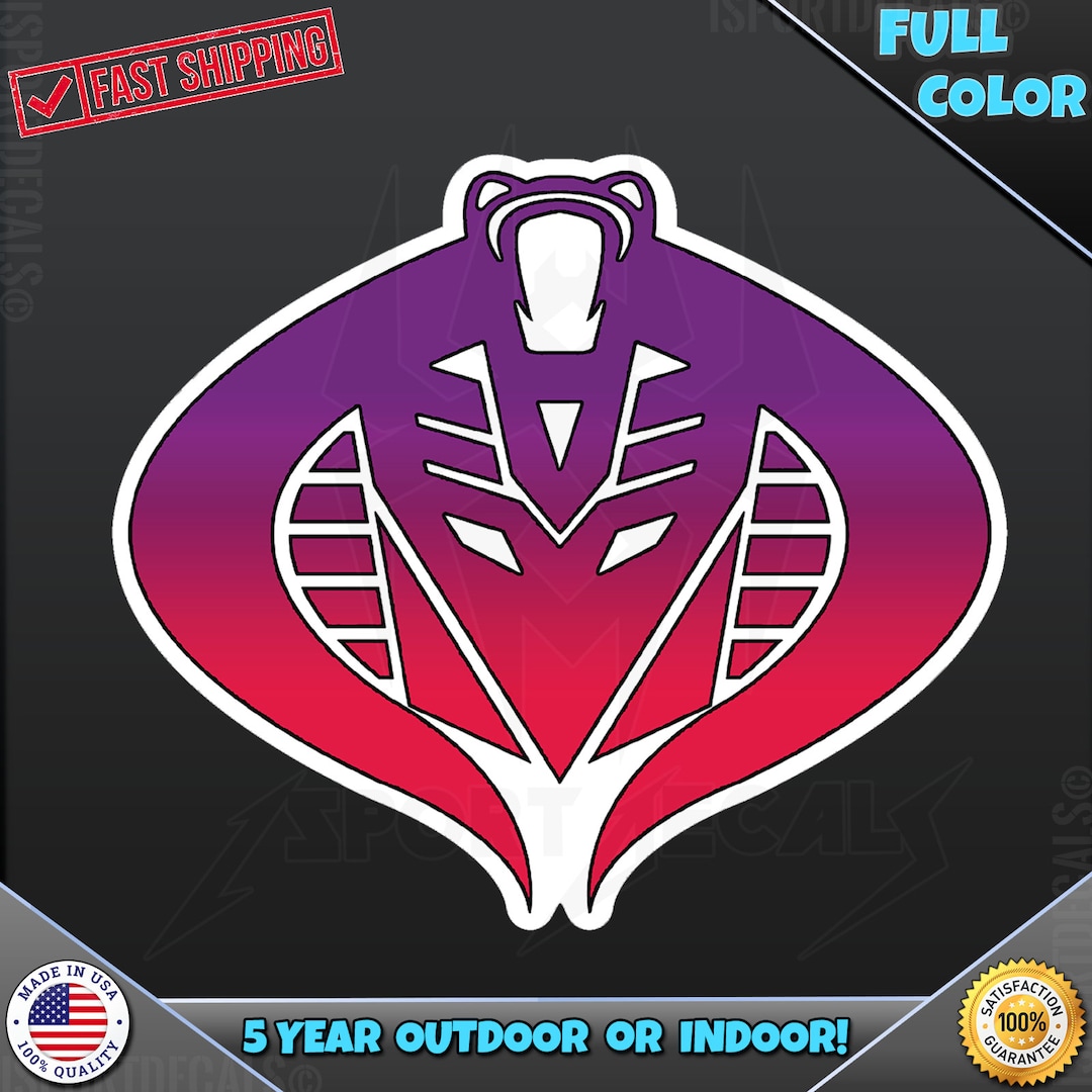 Cobra-decepticon Inspired Vinyl Decal: Car, Laptop, Wall Sticker - Etsy