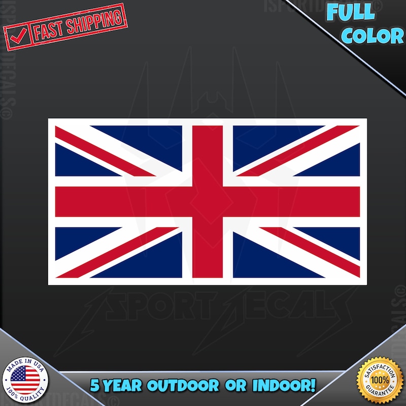 Union Jack Stickers - Etsy UK