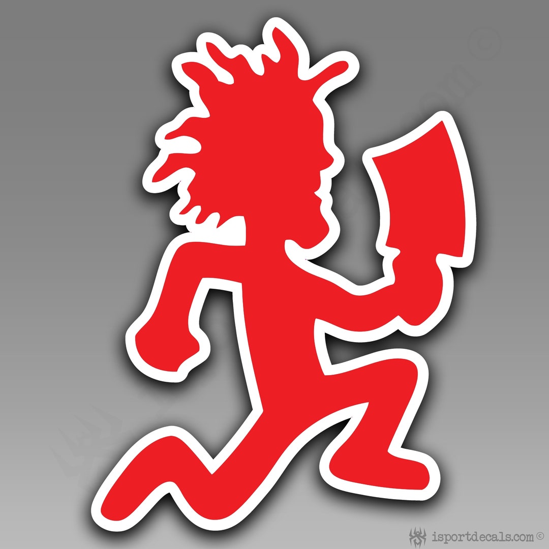Icp Hatchet Man Juggalo Logo Laptop Window Car Wall Vinyl Etsy