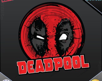 Deadpool Wall Sticker - Etsy