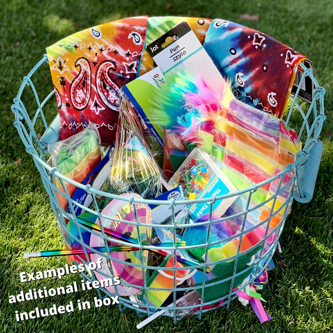 Care Package Gift Box In Rainbow Thinking of You Gift | Etsy