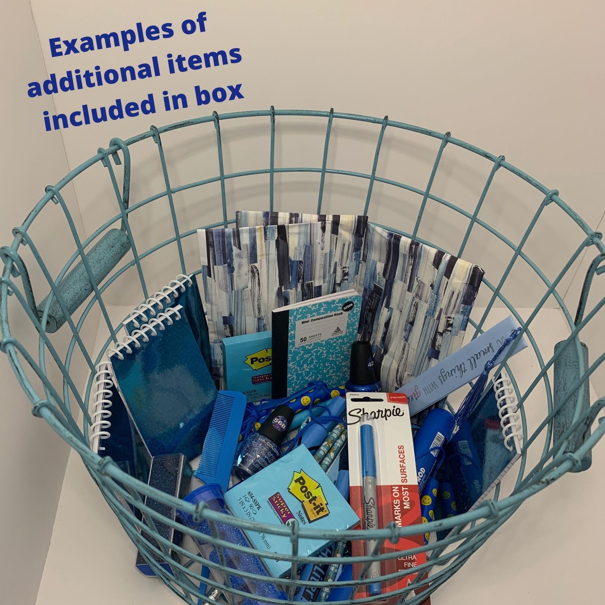 Care Package Gift Box in Blue Thinking of You Gift Friendship Gift Out ...