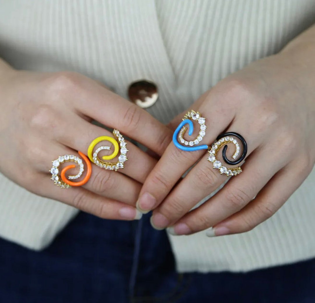 Ada Kaye Celebrity Candy Neon Ring Loop - Etsy