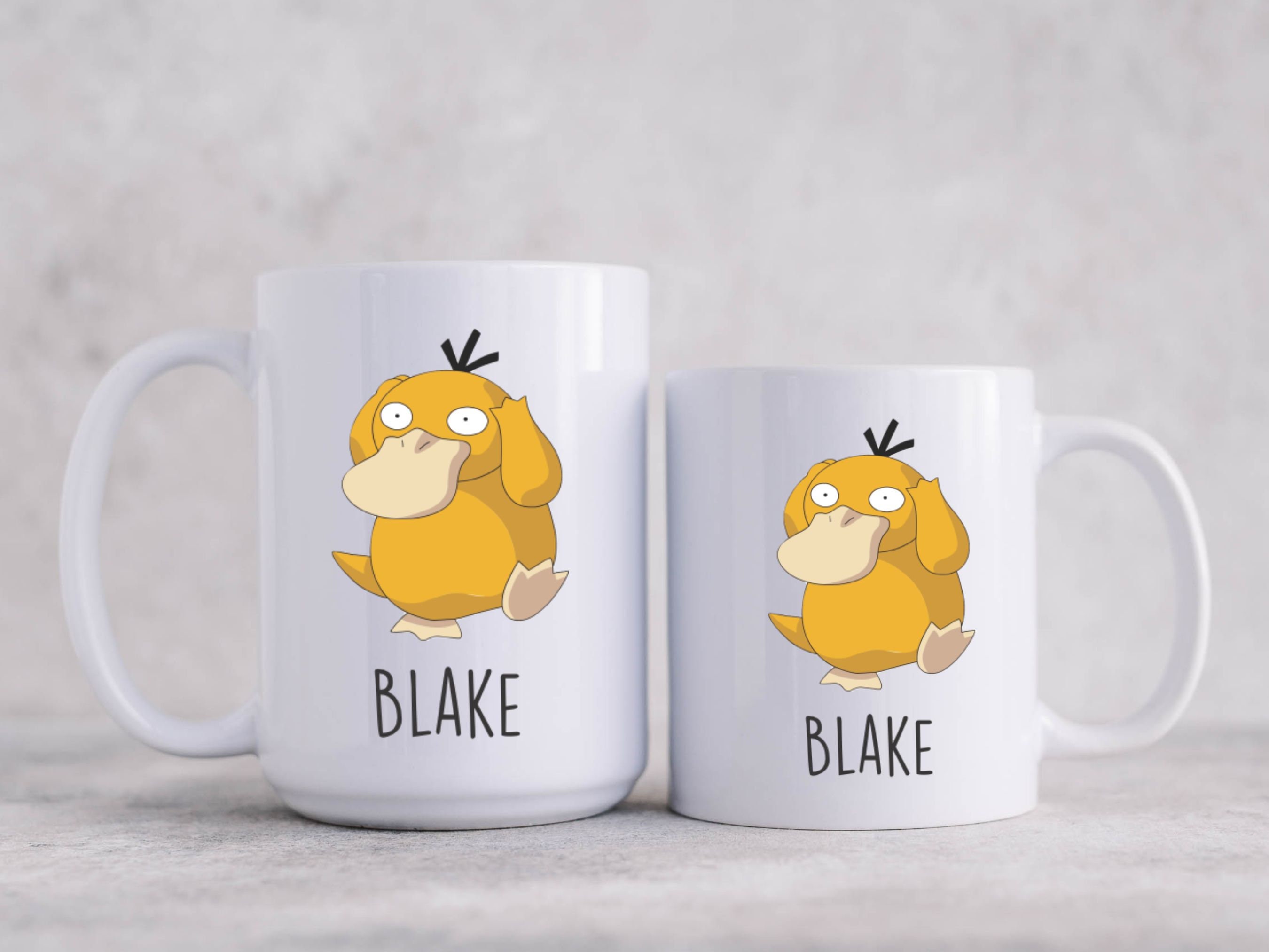 Psyduck Mug Pokemon, Fun Gift, Coffee Mug, Teenager, Young Adult Mug ...