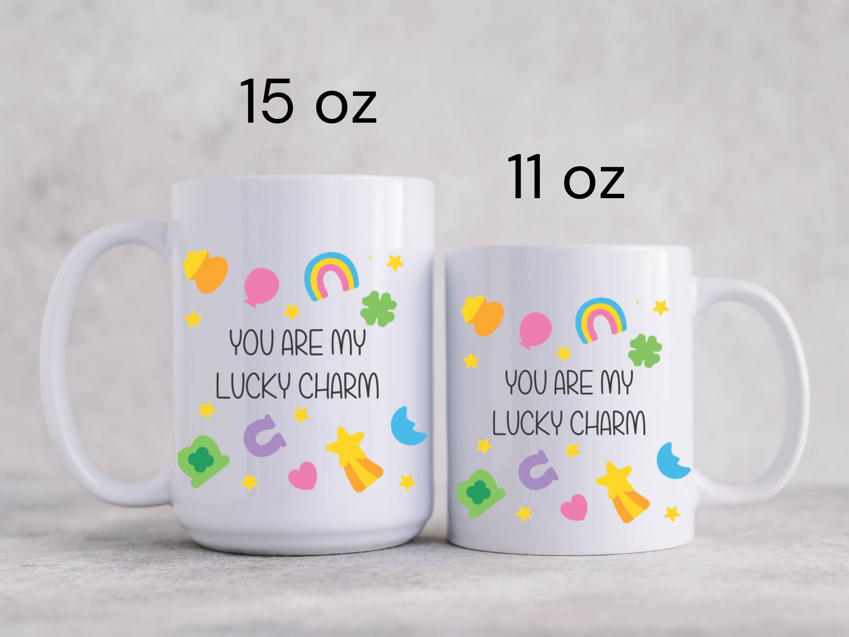You Are My Lucky Charm Ceramic Mug, St Patricks Day Lucky, Irish, Pot ...