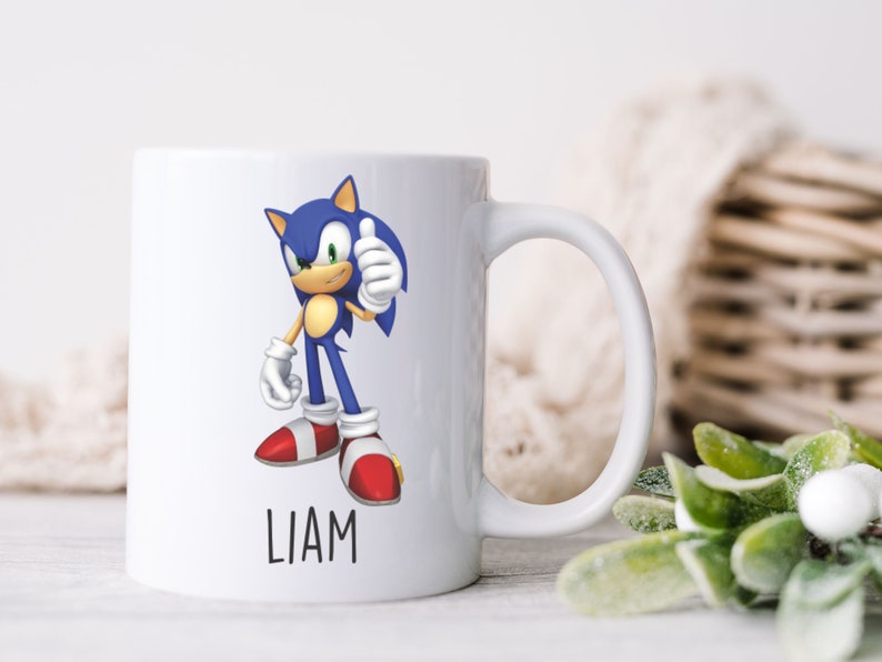 Sonic Mug Sonic the Hedgehog, Fun Gift, Coffee Mug, Teenager, Young ...